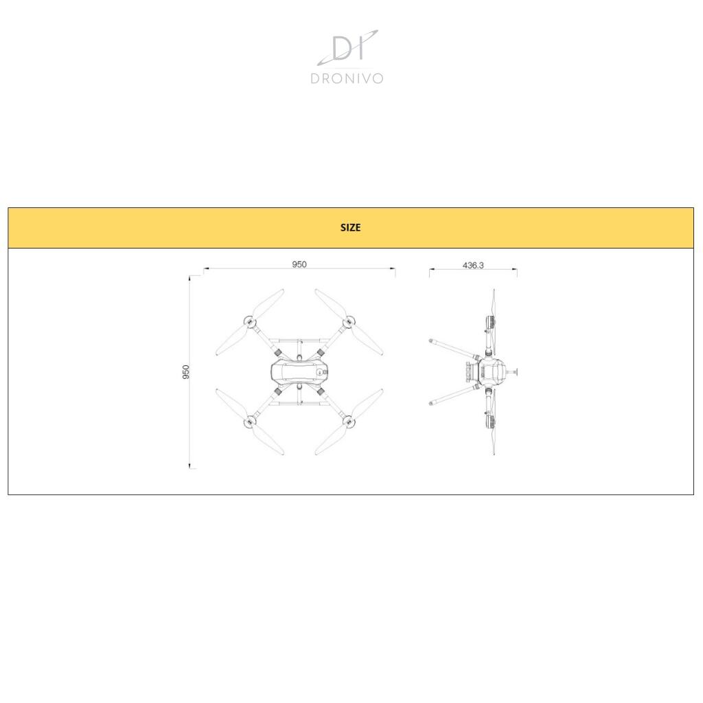 T-Drones M690 Pro UAV - frame & drive system - Dronivo - Your expert ...