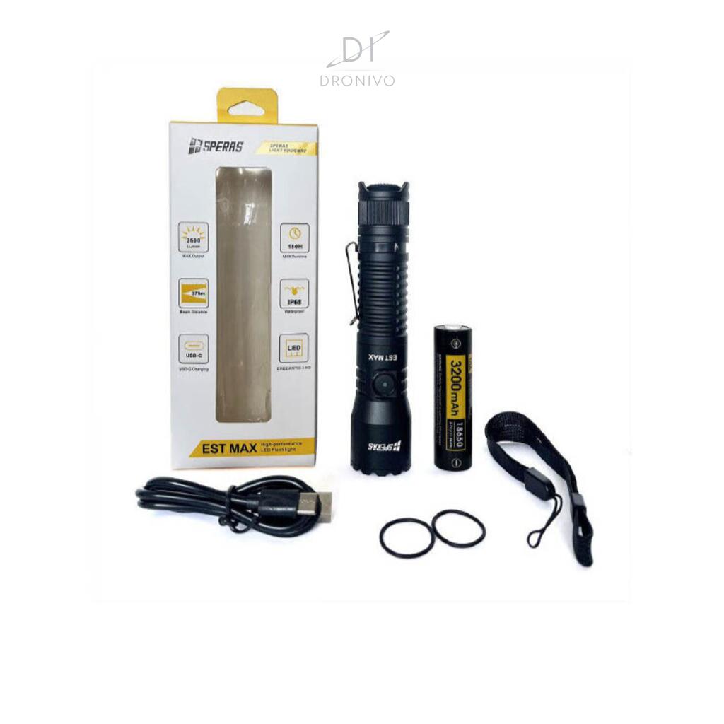 CREE XHP50 LED/3000lm/279m/Type C charging | Dronivo - Dronivo - Your ...