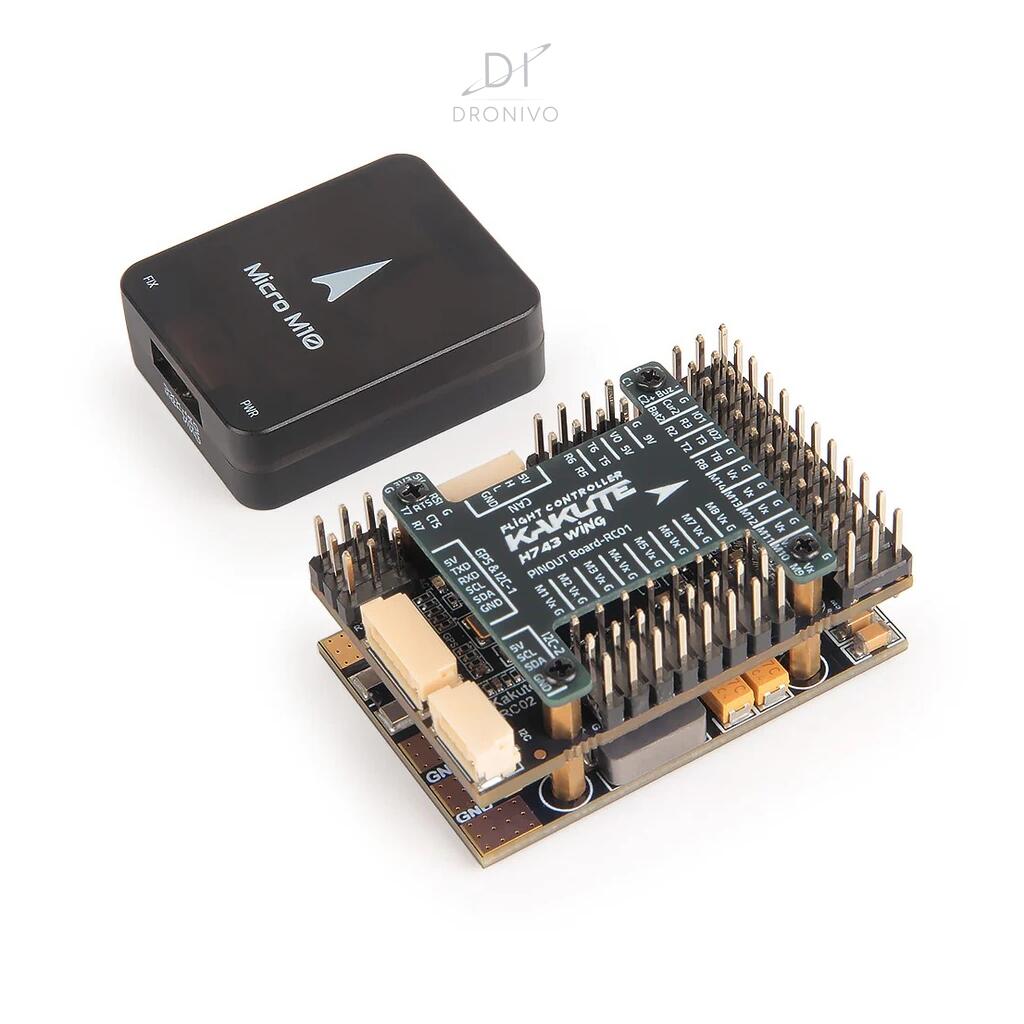 Holybro - Kakute H743 Wing (with Pin Header) & Micro M10 GPS Set - Dr ...