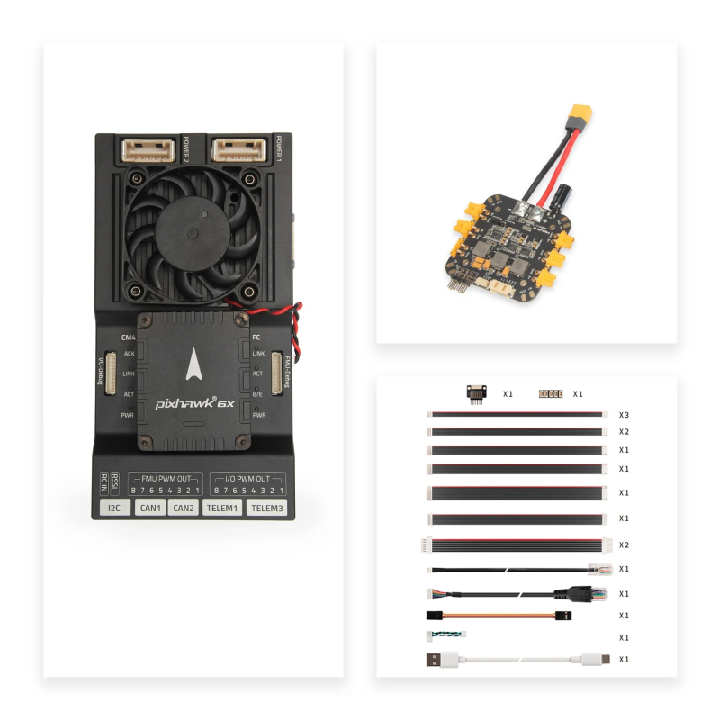 Holybro - RPI CM4 Baseboard Pixhawk 6X + PM03D XT30 | Dronivo - Droni ...